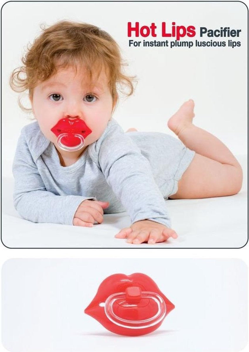 Hot Lips Pacifier – babybuzzlb