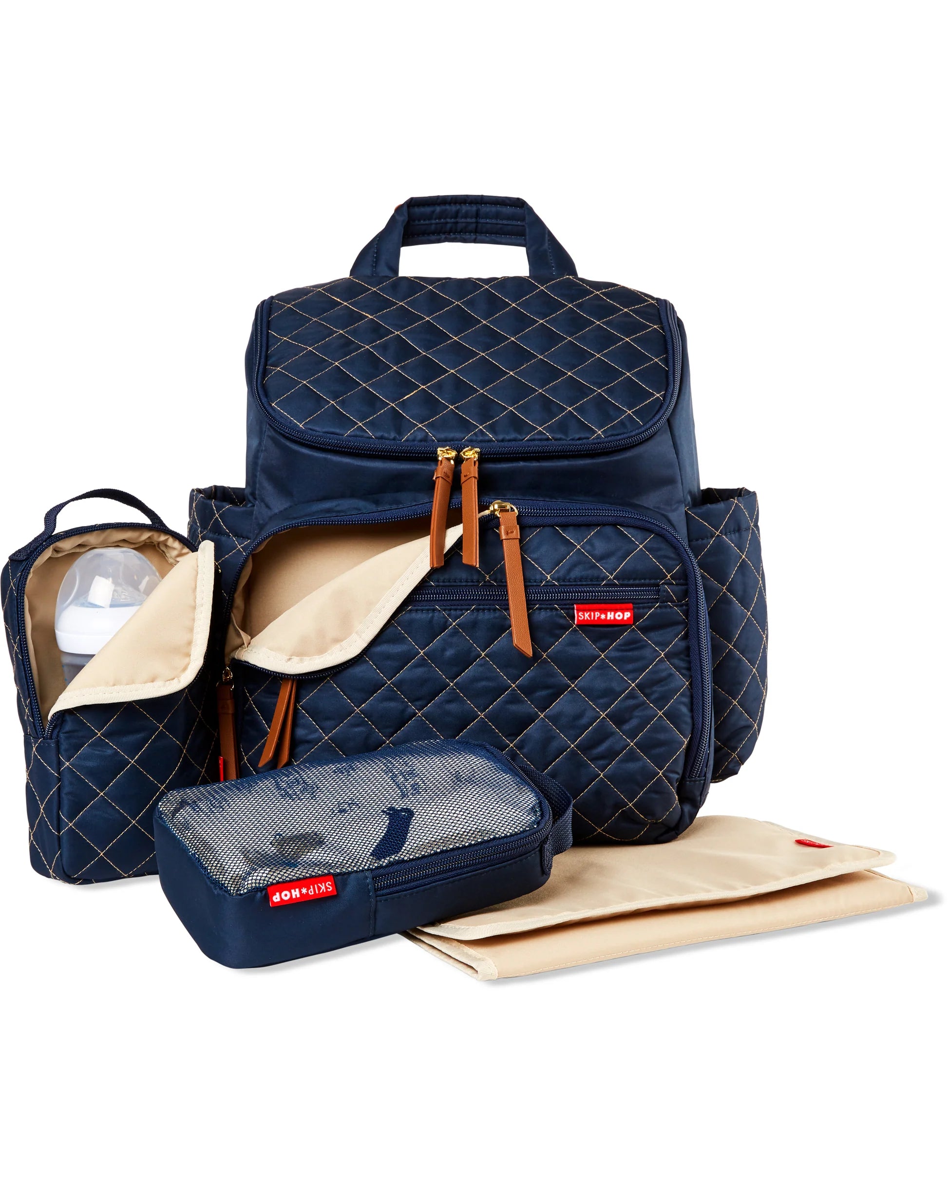 Forma Nappy Backpack Navy – babybuzzlb