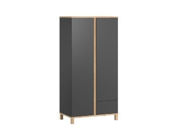 VOX Wardrobe 2-door Altitude graphite/oak – babybuzzlb